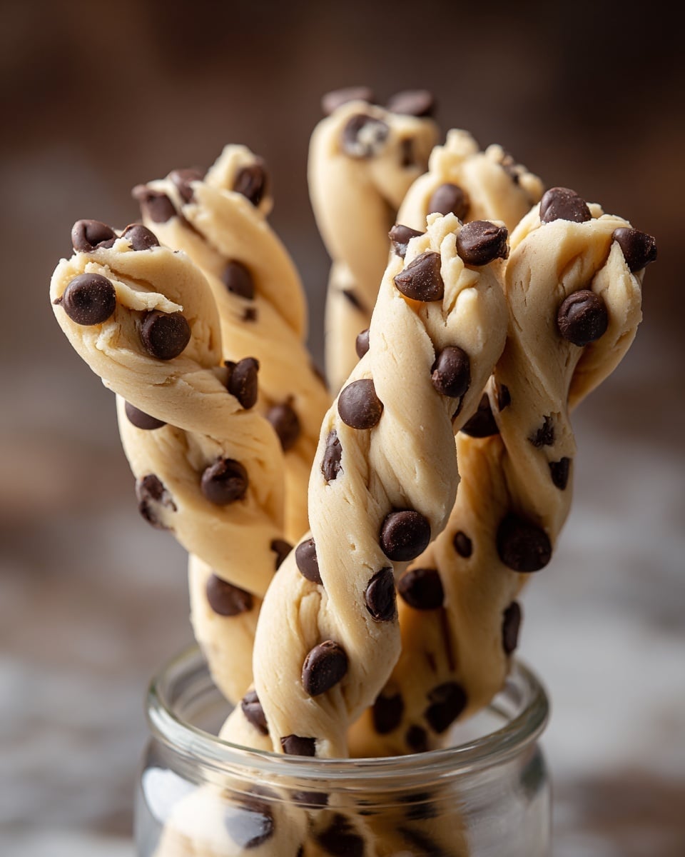Chocolate Chip Cookie Dough Twists: Irresistible Pastry Bites