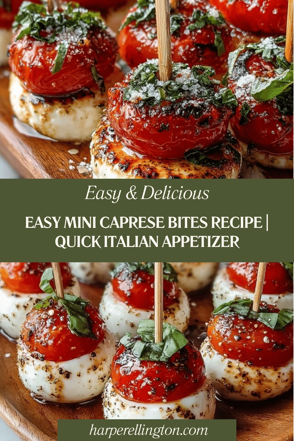 Mini Caprese Bites: Fresh Italian Appetizer Idea