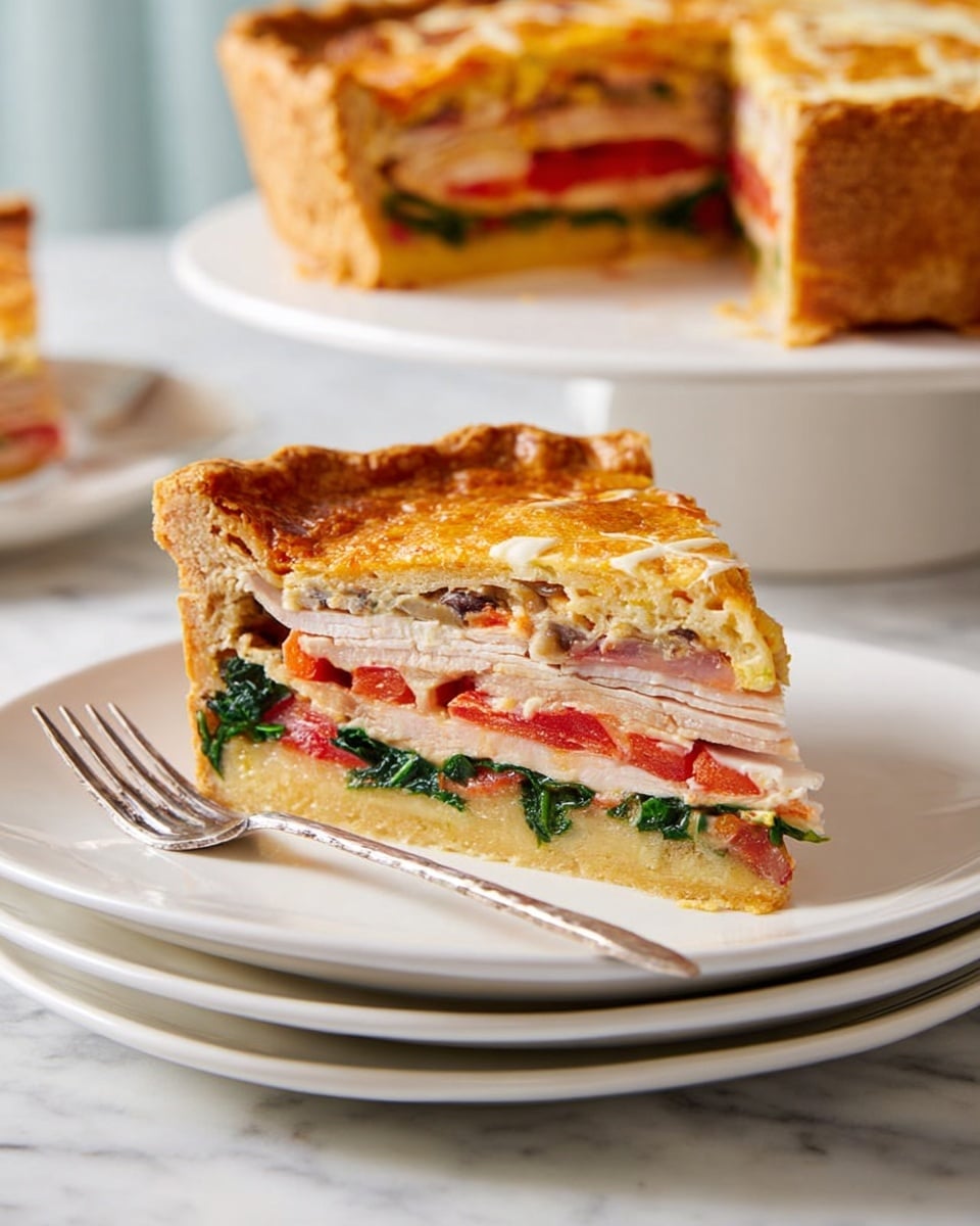 Italian Brunch Torte Recipe | Savory Breakfast Bake