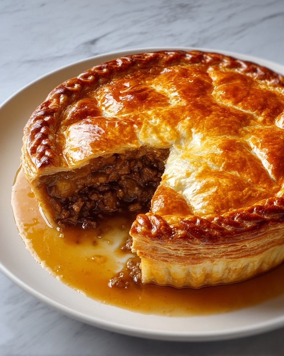 Warm Baked Traditional Scotch Pie – Authentic Scottish Pastry