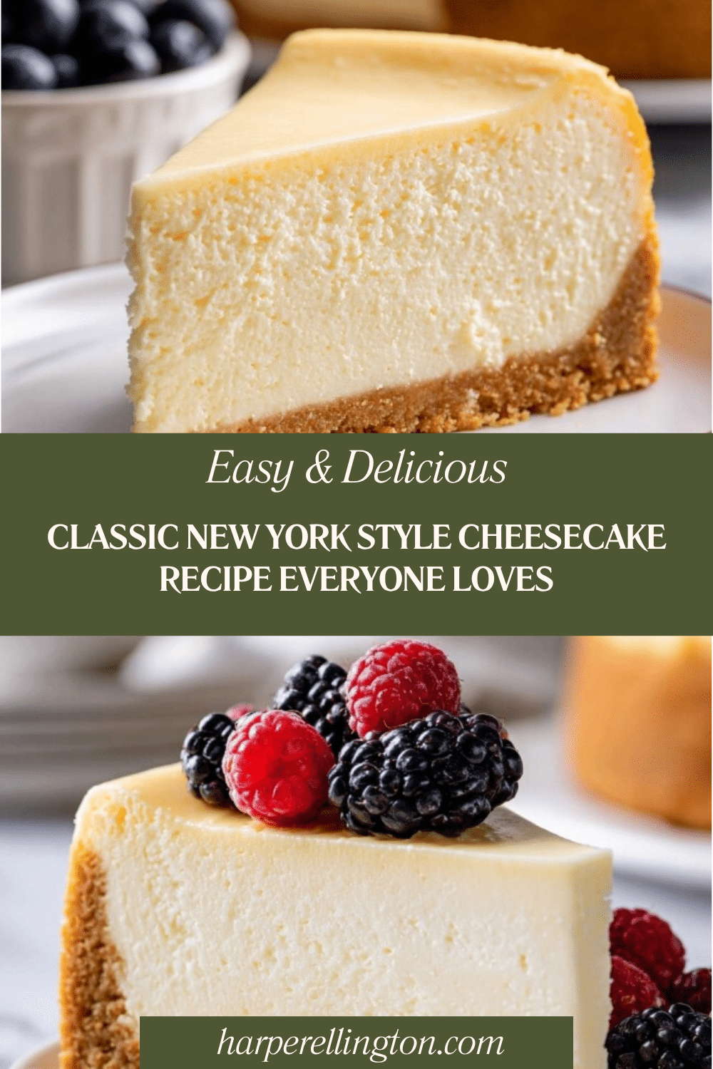 New York Style Cheesecake – Irresistibly Creamy & Easy